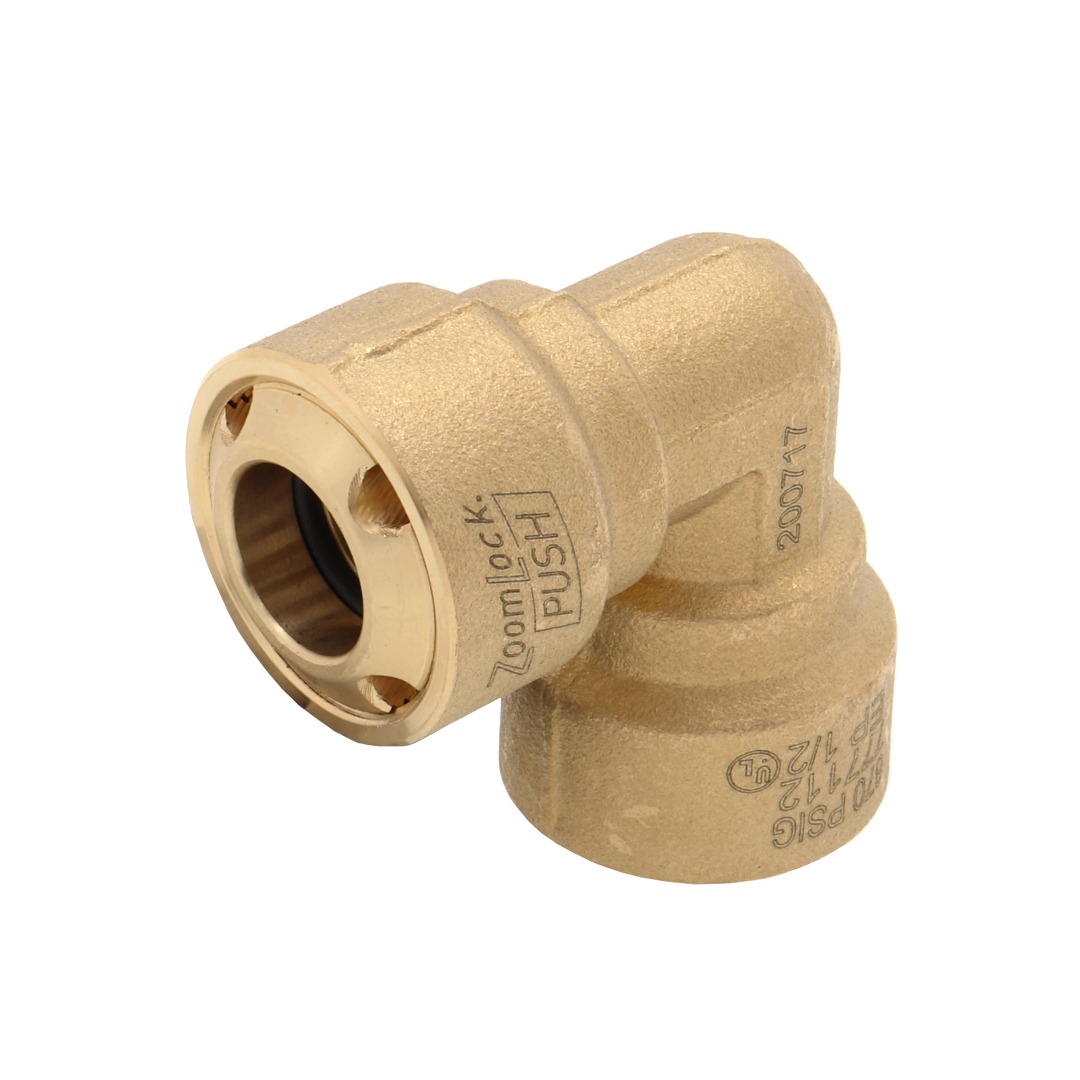 ZOOMLOCK PUSH 777115 90° Elbow - WELLS HVAC SUPPLY